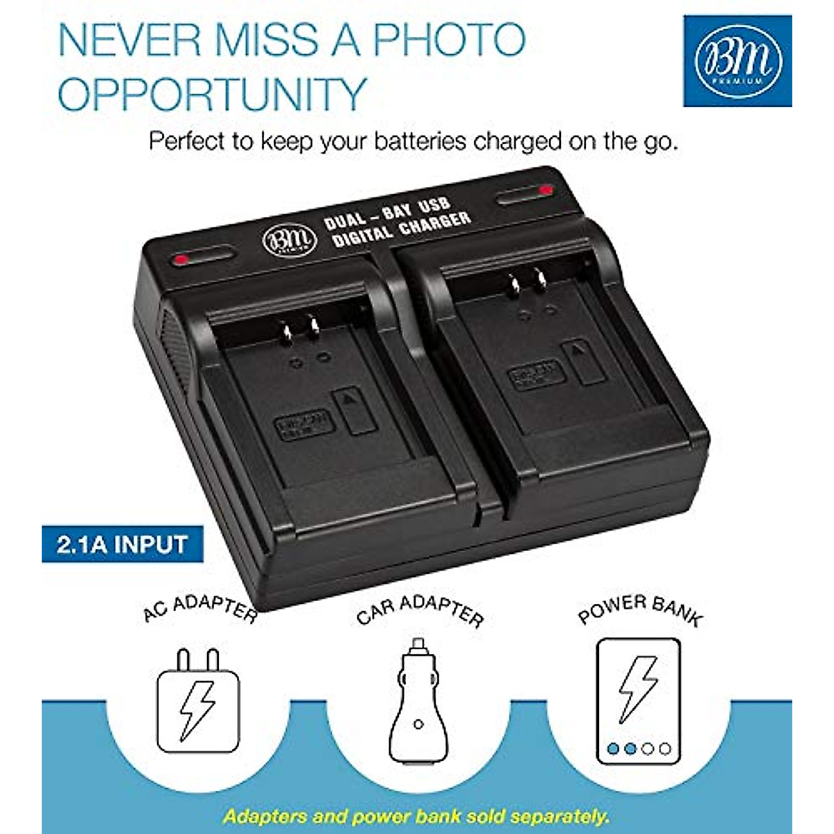 BM 2 NB-11LH Batteries and Dual Battery Charger for Canon Elph 135, Elph 140, Elph 150, Elph 160, Elph 170, Elph 180, Elph 190, Elph 320 HS, Elph 340, Elph 350, Elph 360, SX400, SX410, SX420 Cameras