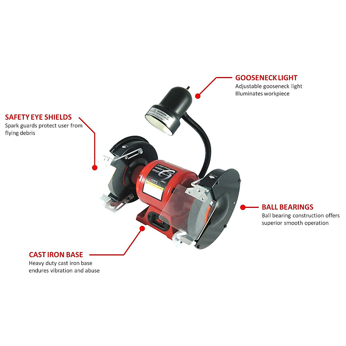 Sunex 8 inch Bench Grinder