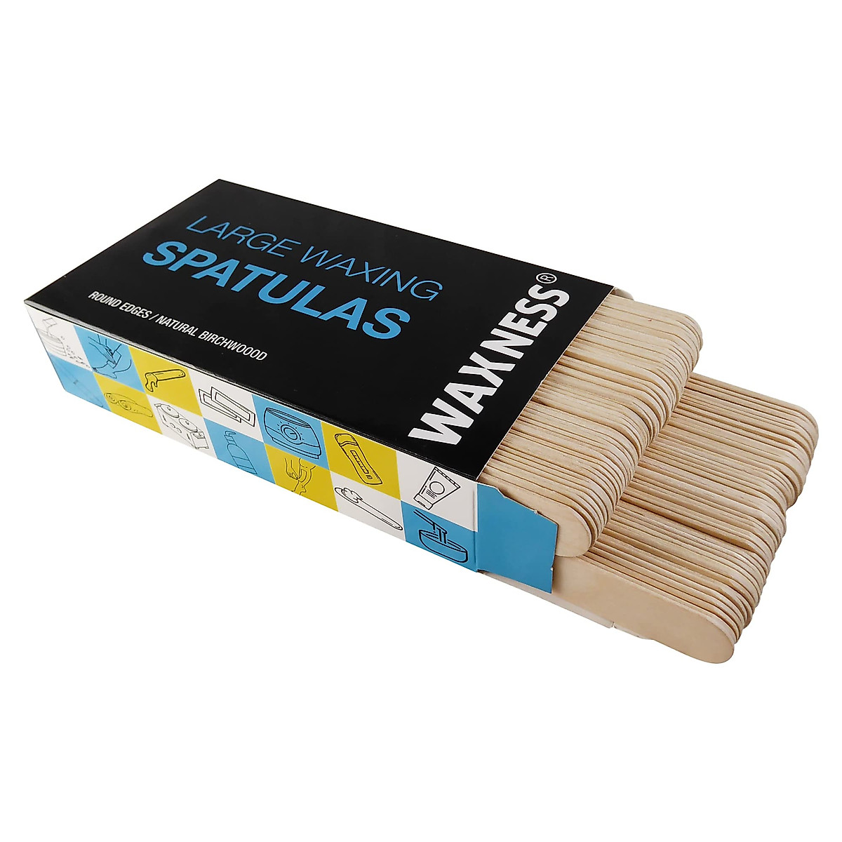 Wax Necessities Body Wax Spatulas Applicators 500 Pack