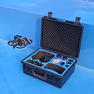 Lykus Titan AT110 Waterproof Hard Case for DJI Avata, Goggles 2, and FPV Remote Controller, Support up to 9 Avata batteries and 3 Goggles batteries [CASE ONLY]