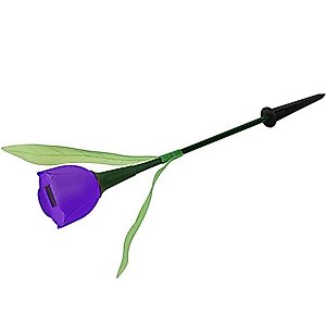YESBAY Solar Lights for Outdoor Pathway,Solar Power LED Lamp Fashion Outdoor Yard Garden Tulip Flower Light Lawn for Walkway, Patio, Path, Lawn, Garden Purple