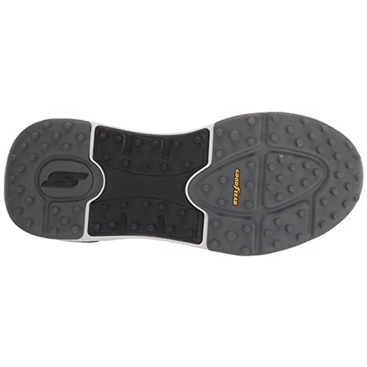 Skechers Men's Arch Fit Golf Shoe Sneaker, Black/White, 12