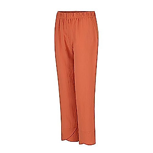 AopnHQ Plus Size Palazzo Pants Plus Size White Capris Fold Over Yoga Pant Boho Pants Women Women Baggy Pants for Women Plus Size Plus Size Womens Dress Pants