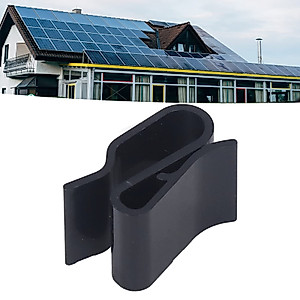 PV Panel Wire Clip, Easy to Install 100Pcs Multifunctional Solar Panel Cable Clip Temperature Resistant for Fixing