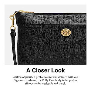 COACH Polished Pebble Polly Crossbody