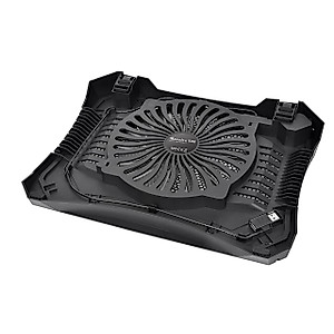 Thermaltake Massive V20 Steel Mesh Panel Single 200mm Blue LED Fan Adjustable Speed Control 10"-17" Laptop Notebook Cooling Pad CL-N004-PL20BL-A