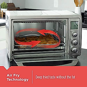 BLACK+DECKER Crisp ‘N Bake Air Fry Countertop Oven with No Preheat, Stainless Steel, TOD5035SS