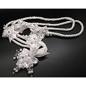 Lassos Boutique Ivory White Wedding Lasso Rope Traditional Lazo Cord (White)