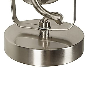 Catalina Lighting 18775-016 Modern Multipurpose Spotlight Desk or Wall Mount Accent Lamp, LED Bulb Included, 6", Brushed Nickel