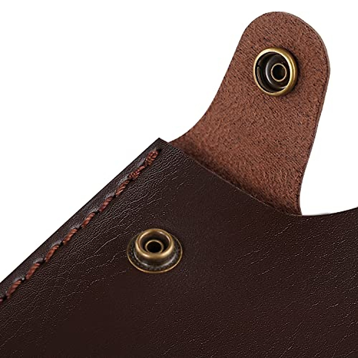 SHI BA ZI ZUO Knife Guard Leather Knife Sheath for F208-2 Chef Knife and 7'' to 8'' Cleavers
