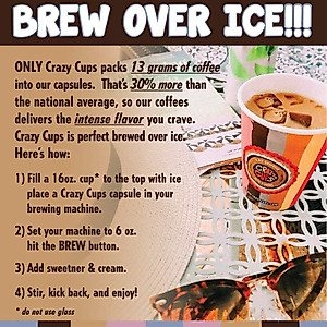 Crazy Cups Flavored Ground Coffee Variety Pack, Includes Cinnamon French Toast, Caramel Vanilla, Pumpkin Caramel Spice, in 10 oz Bags, For Brewing Flavored Hot or Iced Coffee, Variety 3 Pack