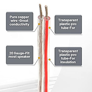 RED WOLF Car Speaker Wiring Harness Adapter Connector Replacement for Ford 1998-2014 Mazda 1998-2011, Lincoln 2003-2011, Mercury 2000-2010 Mount on Door Speaker Audio Cable Plug 2 Pair