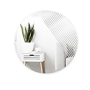 Umbra Ridge Wall Mirror for Entryways, Bathrooms, Living Rooms and More, 24 Inch, Clear