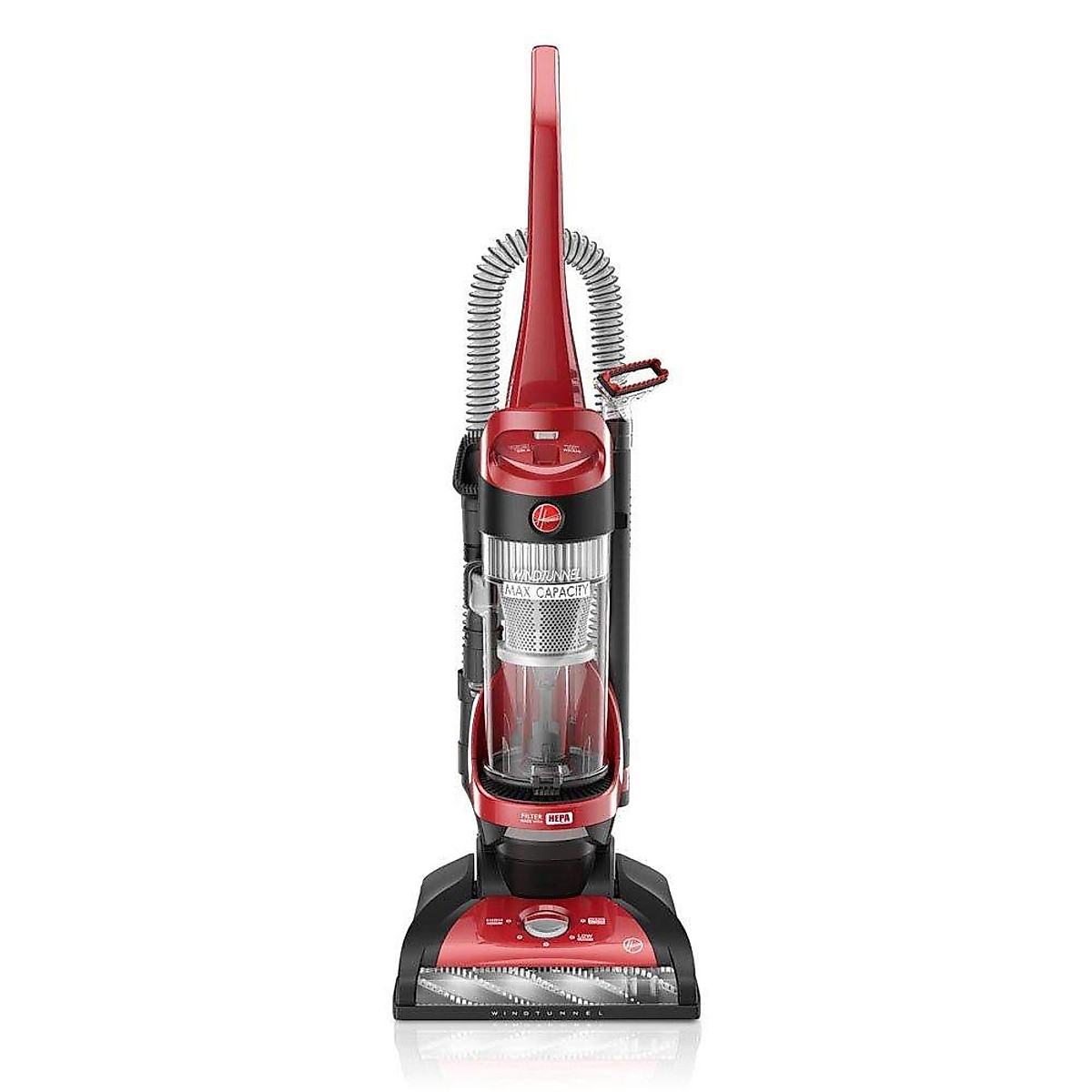 Hoover Windtunnel Max Capacity Upright Vacuum Cleaner with HEPA Media Filtration, UH71100, Red