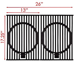 SGP4032N SGP4330SB SGP4033N Grates Grill Replacement Parts for Stock Grill Charbroil Grill Grates 463446015 463241113 463449914 463411512 Nexgrill 720-0830H 720-0830A 720-0888 720-0783E 720-0783W