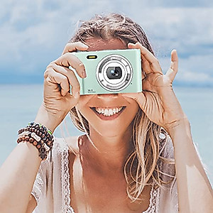 Digital Camera for Kids Boys and Girls - 36MP Children's Camera with 32GB SD Card, Full HD 1080P Rechargeable Electronic Mini Camera for Students, Teens, Kids(Green)