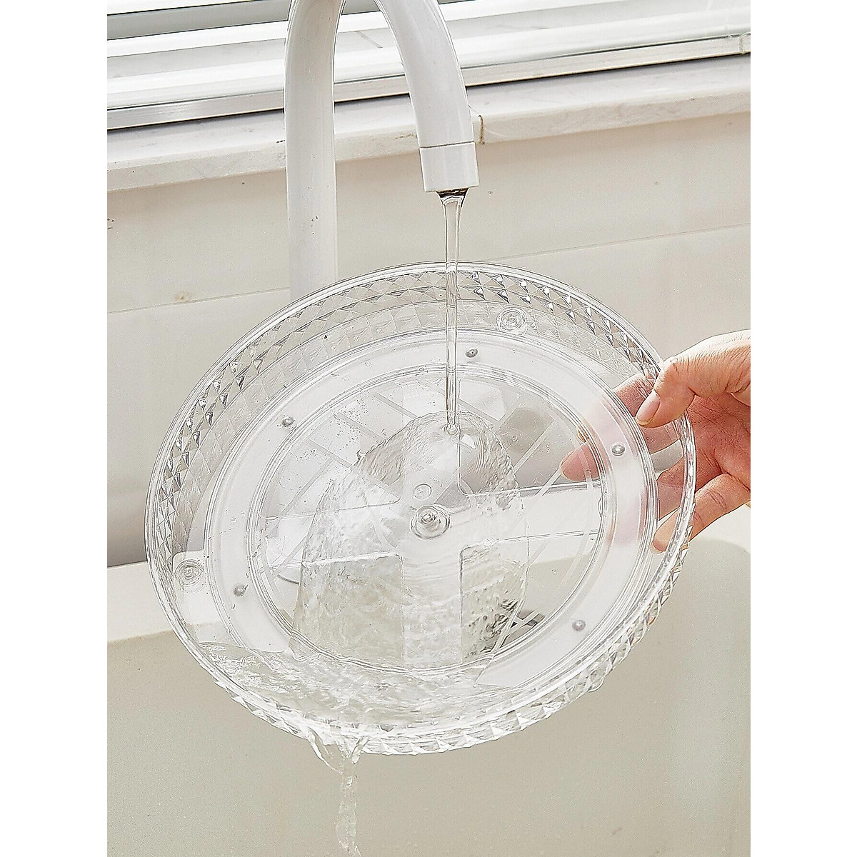 Tamias Lazy Susan Cabinet Organizer for Pantry Organization and Storage, 9.5 Inches – Refrigerator Organizer for Fridge, Countertop, Cupboard, Living Room Medicine Cabinet