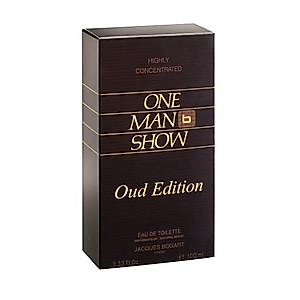 Jacques Bogart One Man Show for Men, Eau de Toilette Spray, Oud Edition, 3.33 Ounce