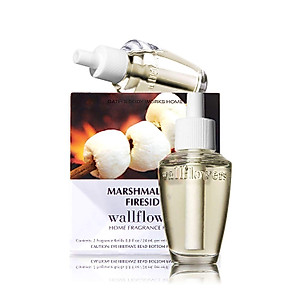 Bath & Body Works Slatkin & Co Marshmallow Fireside Wallflower Home Fragrance 2 bulb refills