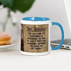 CafePress Doc Holliday Historical Mugs Ceramic Coffee Mug, Tea Cup 11 oz