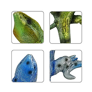 LiffyGift Resin Lizard Wall Decor Animals Craft Sculpture Art Hanging for Indoor Living Room Outdoor Garden Decoration