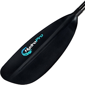 HydroPro 220 cm Carbon Fiber Kayak Paddle, Black