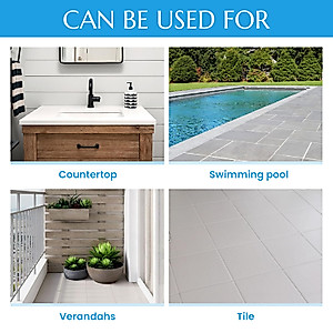 DWIL Tub and Tile Refinishing Kit,Tub Refinishing Kit White Bathtub Paint, Quick-Dry Tub Paint Water Based Tile Paint for Wall & Floor, Sink Paint for Bathroom, Kitchen, Toilets, Semi-Gloss White, 50-55sq.ft