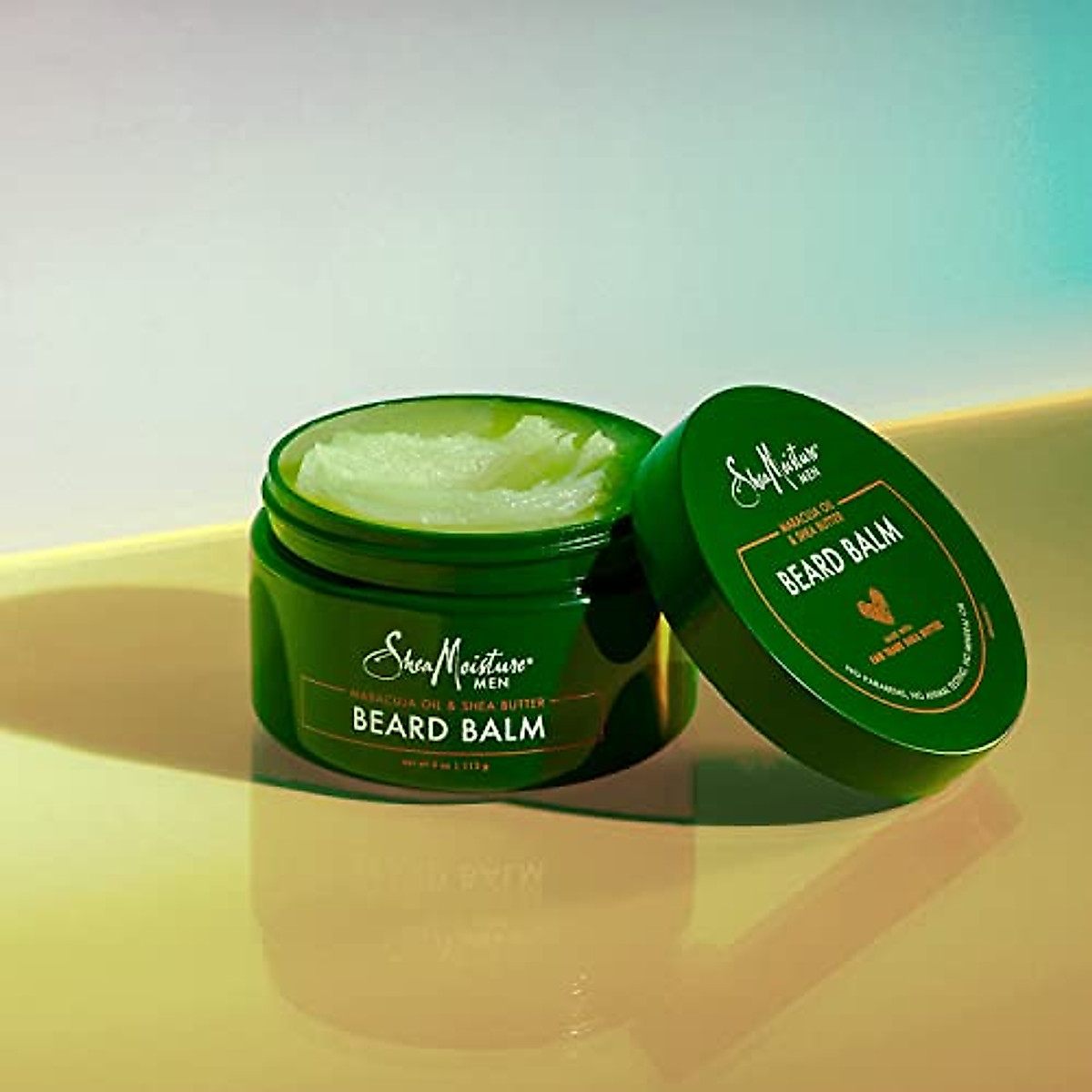 SheaMoisture Mens Skin Care, Beard Balm with Natural Ingredients, Shea Butter and Maracuja Oil to Shape, Smooth & Define Flawless Beard & Facial Hair (2 Pack – 4 Oz Ea) 