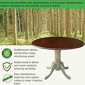 International Concepts Drop Leaf Dropleaf Table