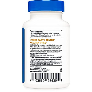 Nutricost KSM-66 Ashwagandha Root Extract 600mg, 60 Veggie Caps - 5% Withanolides - with BioPerine - Full-Spectrum Root Extract