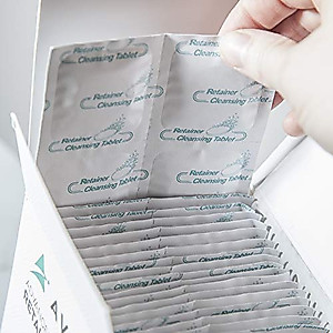 Avistar Retainer & Denture Cleaner Tablets: 150 Denture or Retainer Cleaning Tablets (Perfect For Dentures, Night Guards or Mouth Guards - Mint Flavor, 5 Month Supply)