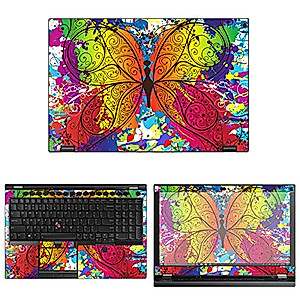 Decalrus - Protective Decal Skin Sticker for Lenovo ThinkPad P53 (15.6" Screen) case Cover wrap LEthnkpd15_P53-145
