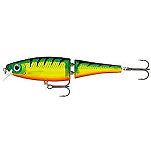 Rapala Balsa Xtreme Swimmer Hard Bait Lure, Freshwater, Size 12, 4 3/4" Length, 4'-6' Depth, Fire Tiger, Per 1