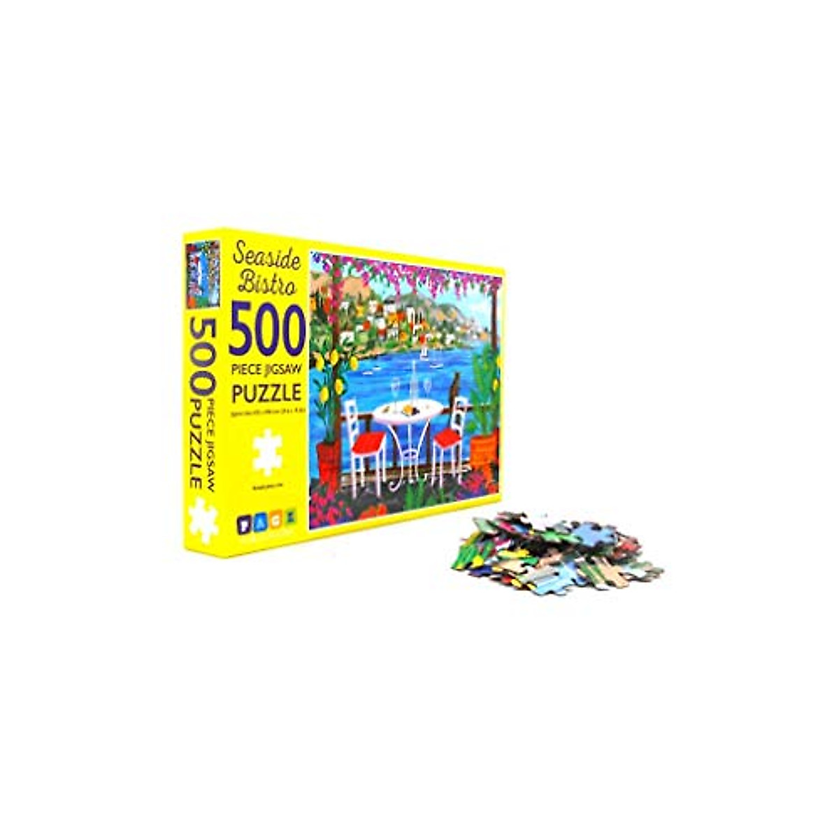 Page Publications Collection - Seaside Bistro Puzzle Games - Jigsaw Puzzles 500 Pieces for Adults - Games for Adults, Teens and Kids