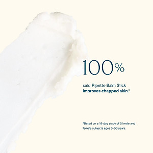 Pipette Balm Stick For Dry Skin, Easy Application, Mess-Free, Ultra-Moisturizing, Diaper Balm, 0.5 oz