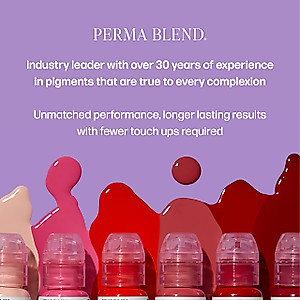 Perma Blend - Brunette Tattoo Ink - Microblading Supplies for Eyebrow Tattoo or Eyeliner Permanent Makeup - Professional Tattoo Ink in Brunette - High Opacity - Vegan (0.5 oz)