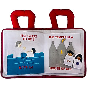 Interactive LDS Quiet Book - My Church of Jesus Christ Quiet Book by My Growing Season | Religious and Educational Soft Busy Sacrament Book for Kids | Engaging Learning Tool for Young Children