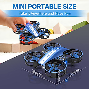 NEHEME NH330 Drone for Kids and Beginner, Mini Drone with Auto Hover, Headless Mode, 3D Flip and Throw to Go, Kids Toys Gift RC Quadcopter with Propeller, Easy to Fly Toys Drone for Boys Girls