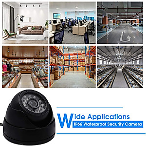 SVPRO Outdoor USB Camera 1080P Full HD Waterproof Night Vision Camera with Infrared LEDs,USB Security Camera for Home Surveillance System 30/60/120fps OV2710 Dome Camera with IR-Cut&Metal Housing