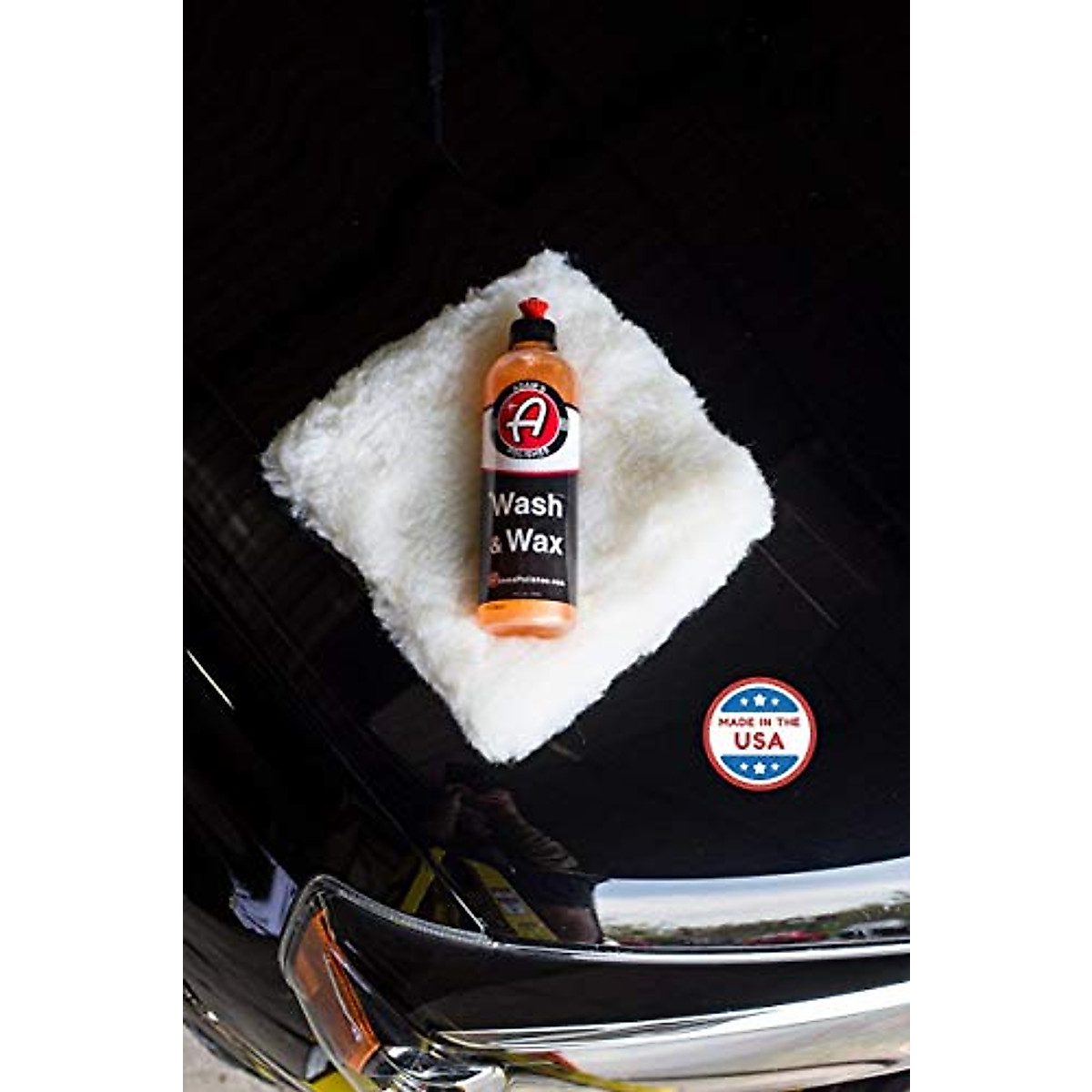Adam's Wash And Wax (Gallon) - Car Wash Soap Infused With Pure Carnauba Car Wax | Car Cleaning Formula W/Paint Protection | Use In 5 Gallon Bucket Foam Cannon & Foam Gun