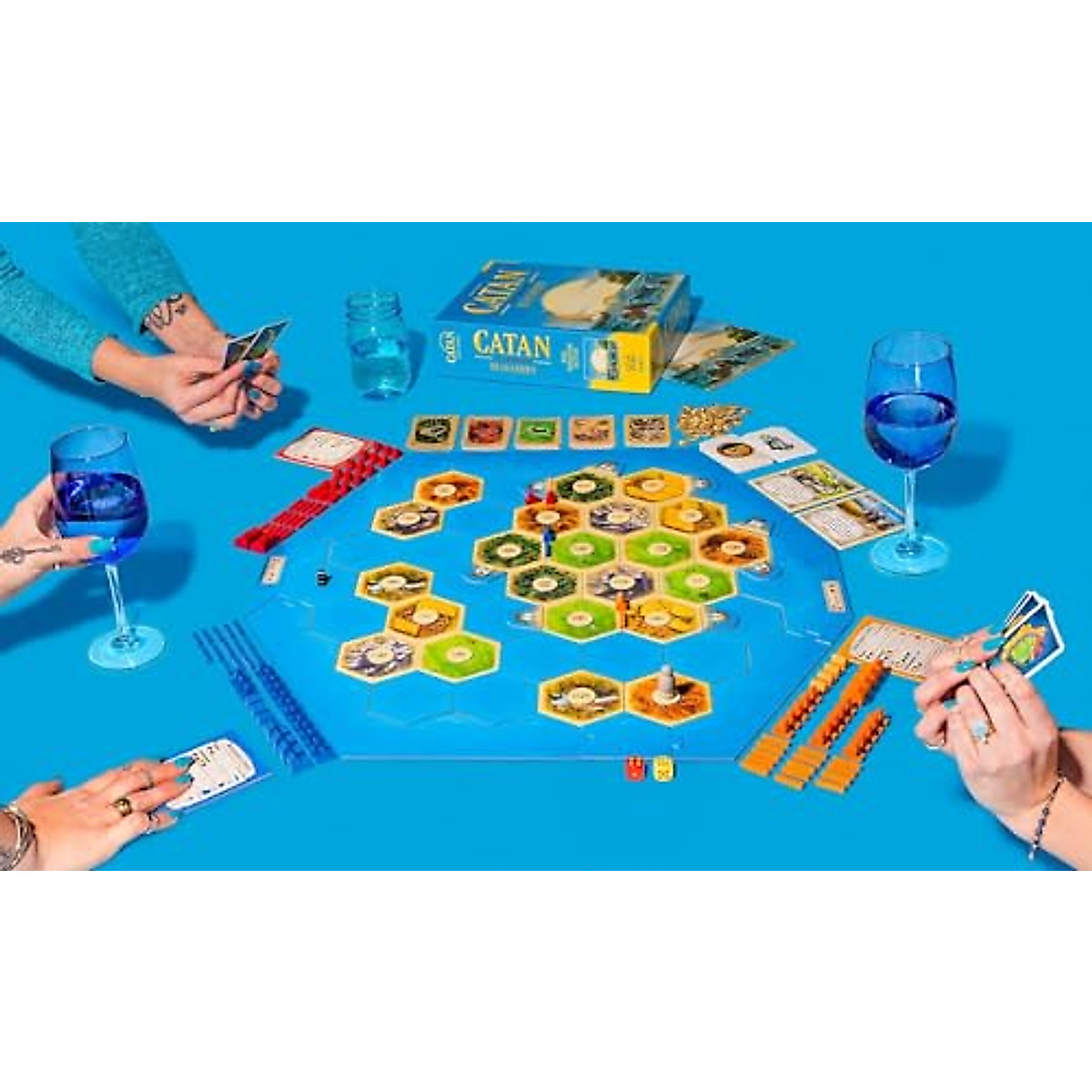CATAN Seafarers Board Game Expansion - Explore, Settle, and Conquer New Isles! Strategy Game, Family Game for Kids and Adults, Ages 10+, 3-4 Players, 60 Minute Playtime, Made Studio