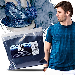 Jacquard Indigo Dye - 8 Oz Pre Reduced Indigo - Create Your Own Shibori Bag, Indigo Macrame, Indigo Dye Pillow, and More - Blue Dye Fabric