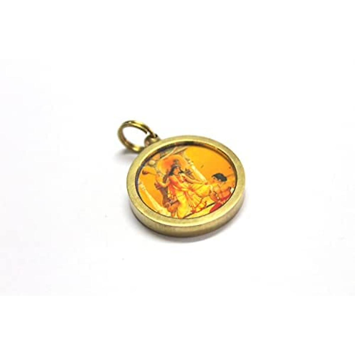 Jet Unique design BAGLAMUKHI Yantra Pendant Remove Negativity positive energy unisex Pendants Good look Pendant (Baglamukhi Yantra)