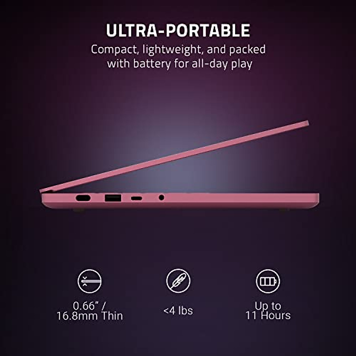 Razer Blade 14 Gaming Laptop: AMD Ryzen 9 6900HX - NVIDIA GeForce RTX 3070 Ti - 14" QHD 165Hz - 16GB DDR5 RAM - 1TB PCIe SSD - Windows 11 - Ultra-Thin - CNC Aluminum - Chroma RGB - Quartz