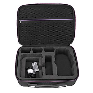 Toxz Waterproof Portable Storage Bag Carry Case for DJI Mavic 2 & Smart Controller,High-Density EVA and PU Material,Foam Protect,Padded Shoulder Strap,Large Capacity