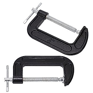 Metal G Clamp, G Clamp High Torsion Metal Material Strong Clamping Force Small Size Rotating Handle for Induatry