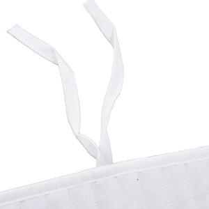 Eujgoov Crib 2 Pockets Organizer, Baby Bedside Hanging Storage Bag Soft Cotton Crib Bedside Organizer Hanging Bed Practical Storage Bag for Strollers Furniture(Olive Tuba)