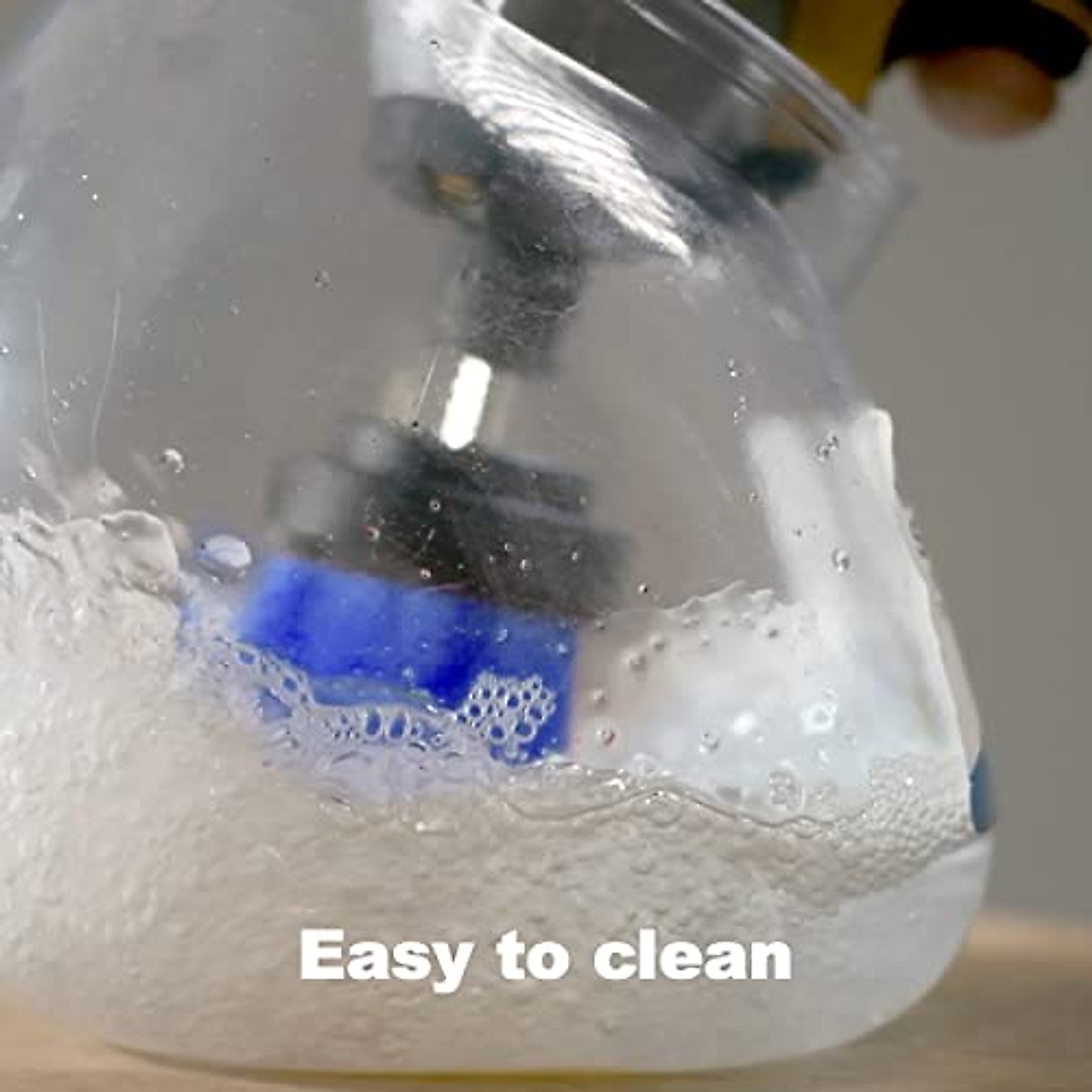 ABN 1/4in Drive Nylon Scrubber Drill Attachment Cleaning Brush 5pc Set with 1pc Extension - Blue Medium Bristle