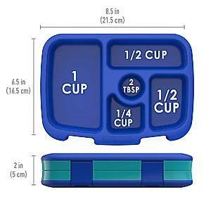 Bentgo Kids Prints Lunch Box Kids Water Bottle - New & Improved 2023 (Sharks)