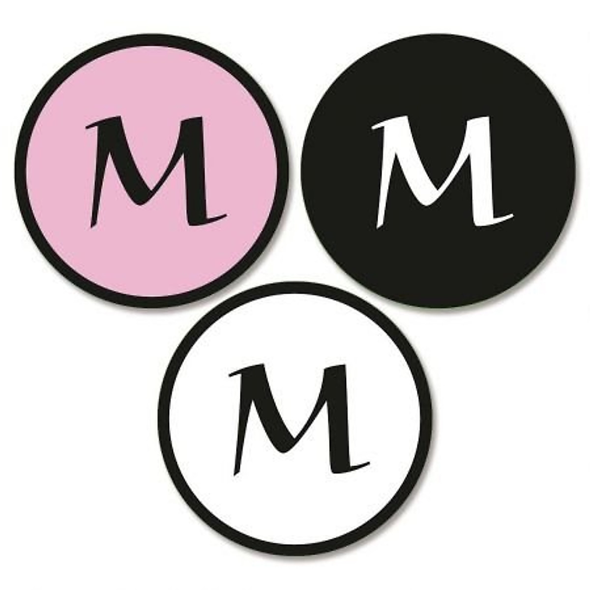 Personalized Bloom Initial Envelope Seals - Set of 144 Self-Adhesive, Flat-Sheet, 1-1/2" Sticker Seals, By Colorful Images